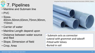 Component of drip irrigation system | PPTX