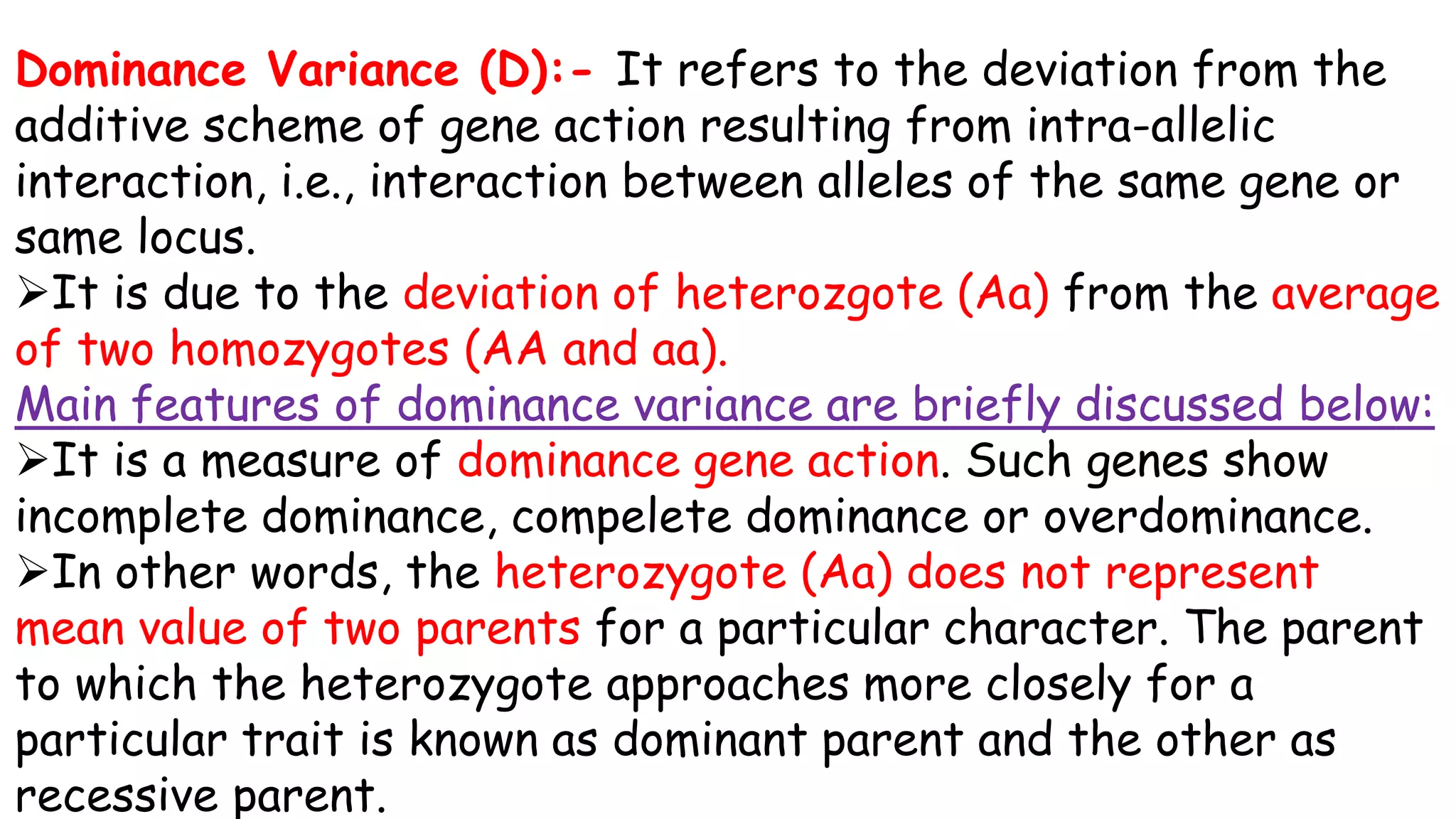 Component of genetic variation | PPTX