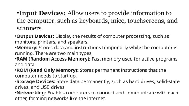 COMPONENT OF THE COMPUTERS...........pptx
