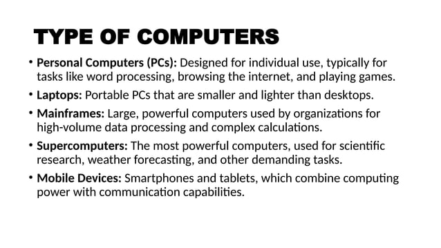 COMPONENT OF THE COMPUTERS...........pptx