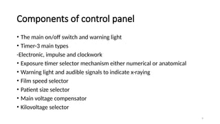 components of the x-ray machine equipment.pptx