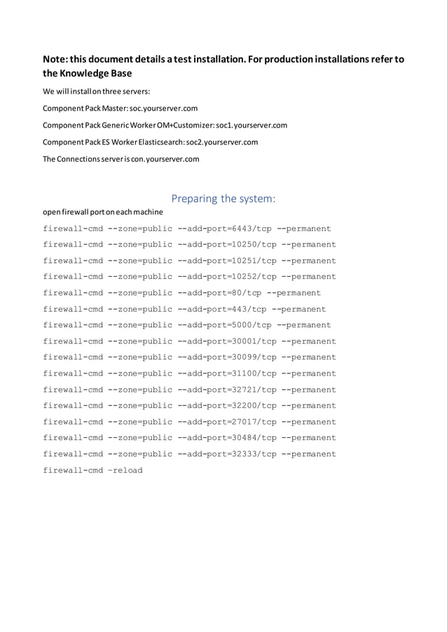 Component pack 6006 install guide | DOCX | Cloud Computing | Internet