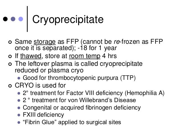 Component prep and therapy
