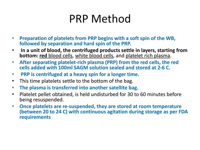 Component Preparation methods & techniques. | PPTX