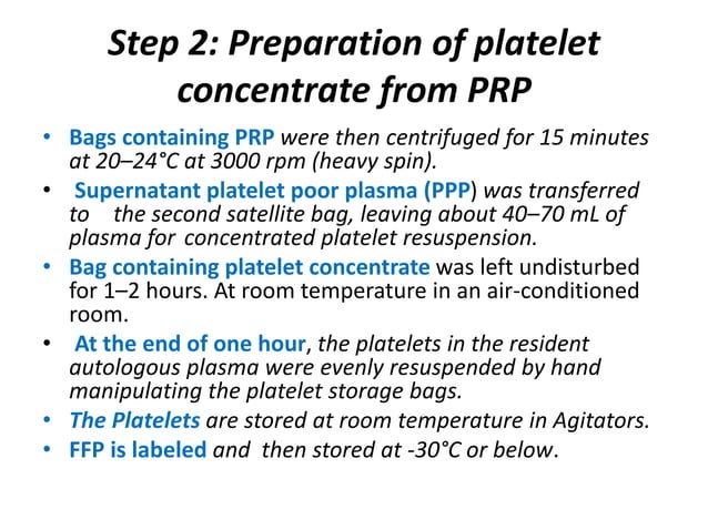 Component Preparation methods & techniques. | PPTX