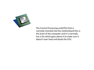 Component presentation | PPTX