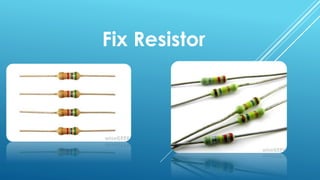 Electronics Components basic | PPTX