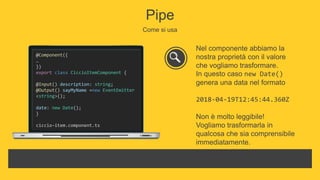 Angular Components e Pipe | PDF