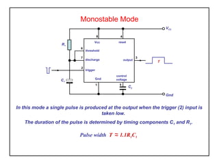 Components 555 timer | PPT