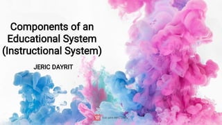 Components of-an-educational-system | PDF