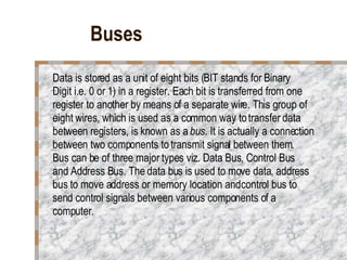 Components Of Computer unit-2 | PPT | Data Storage and Warehousing ...