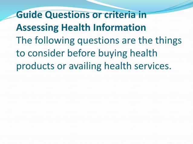 Components-of-Consumer-Health.pptx | Health Insurance | Insurance