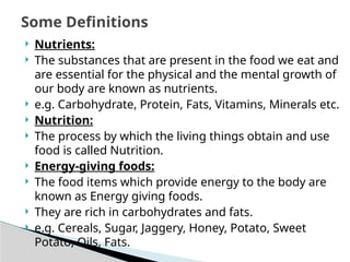 Components Of Foods in human being .pptx
