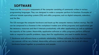 COMPONENTS OF ICT - DIGITAL TECHNOLOGY ICT | PPTX