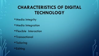 COMPONENTS OF ICT - DIGITAL TECHNOLOGY ICT | PPTX