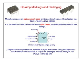 LM741 Operational Amplifier: Pinout, Application, And, 47% OFF