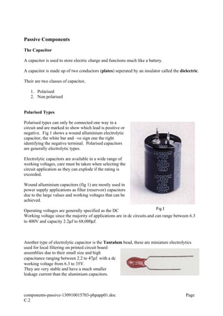 Components passive | DOC