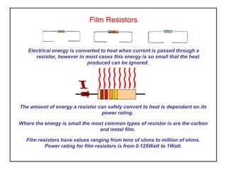 Components resistors | PPT | Physics | Science
