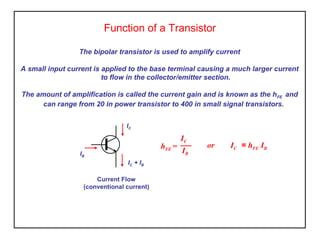 Components transistors | PPT