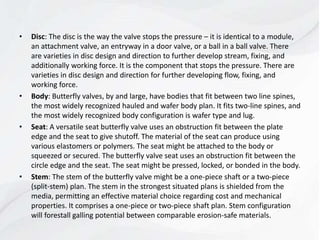 4 primary parts Butterfly valve manufacturer comprises | PPT