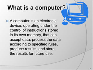 Components and categories of computer | PPT