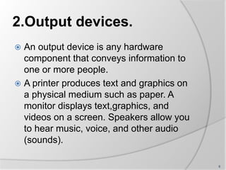 Components and categories of computer | PPTX