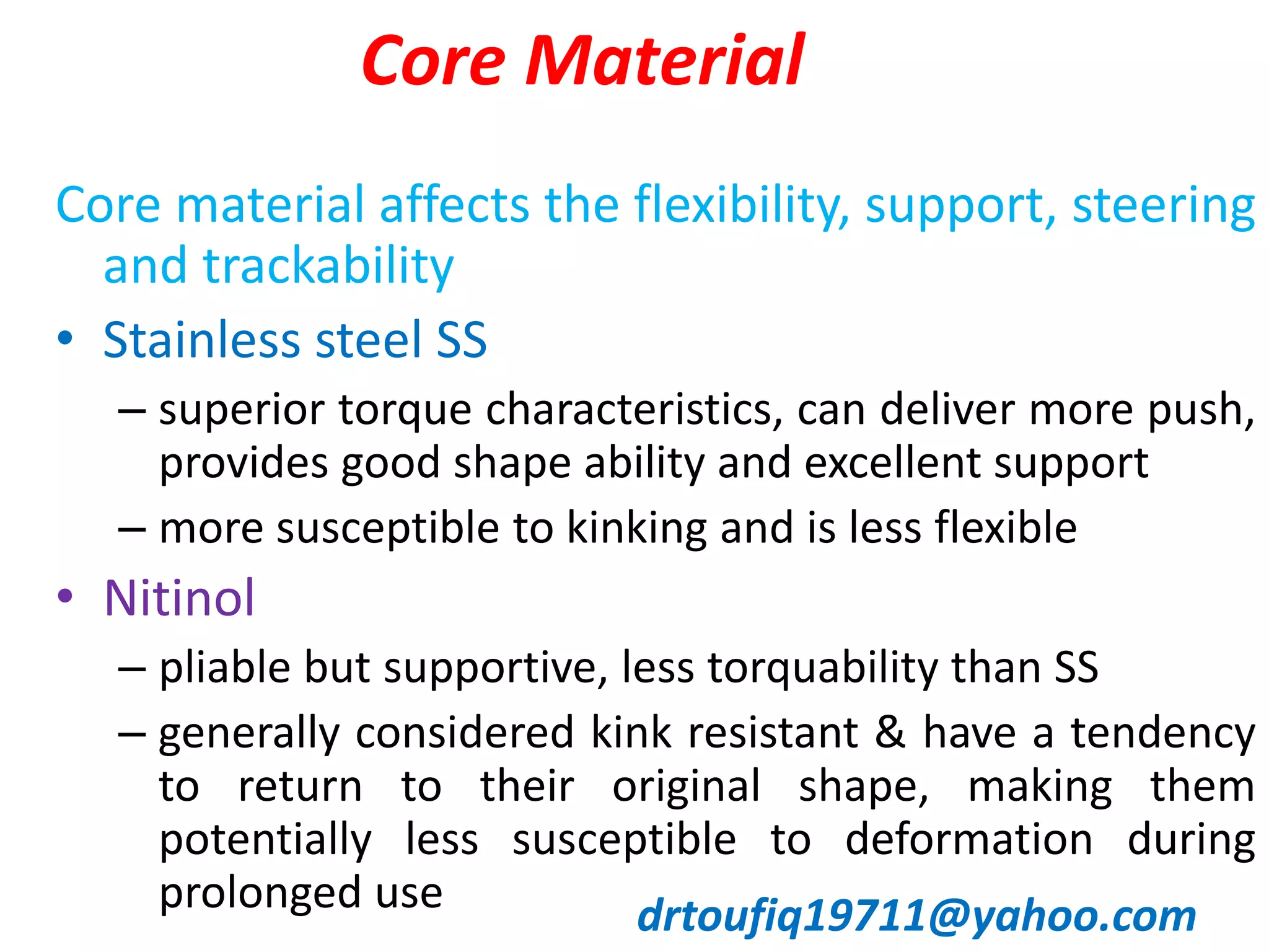 Components and classification of coronary guide wire dr md toufiqur ...
