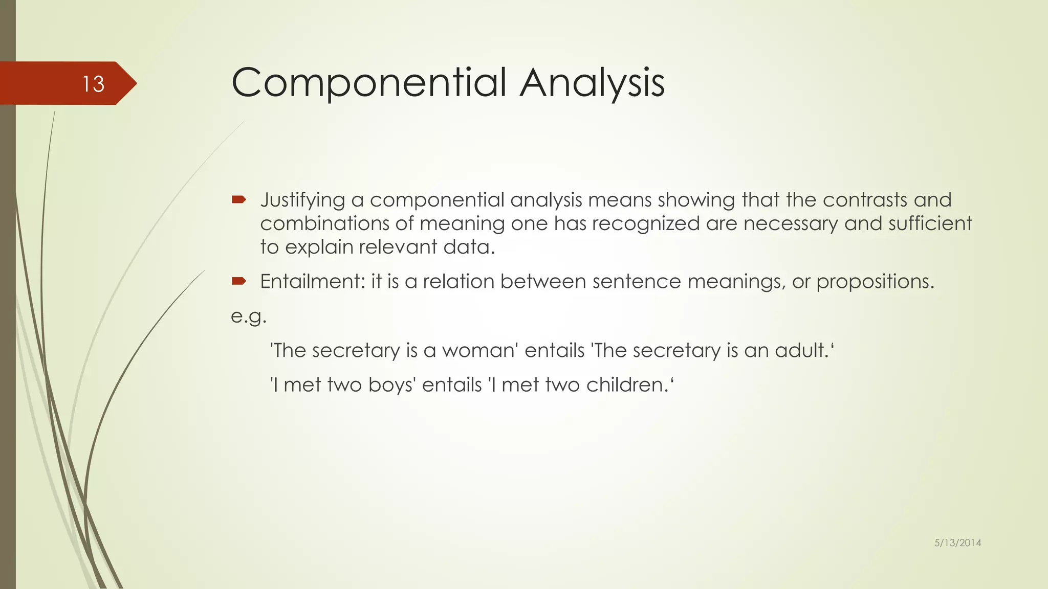 Components and contrasts of meaning | PPTX