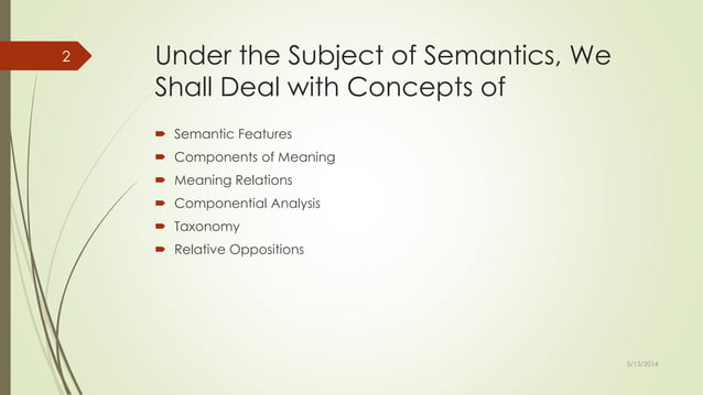 Components and contrasts of meaning | PPTX