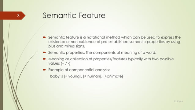 Components and contrasts of meaning | PPTX