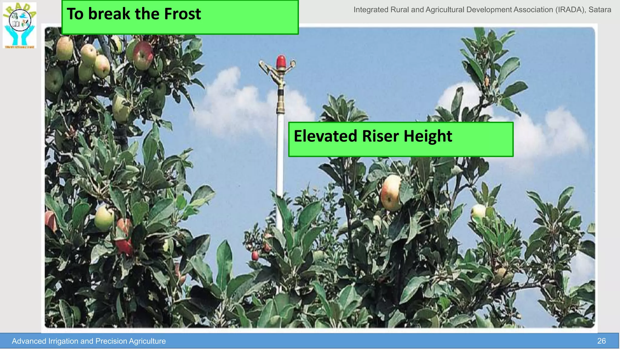 Components and fittings of sprinkler irrigation system | PPTX