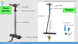 Components and fittings of sprinkler irrigation system | PPTX