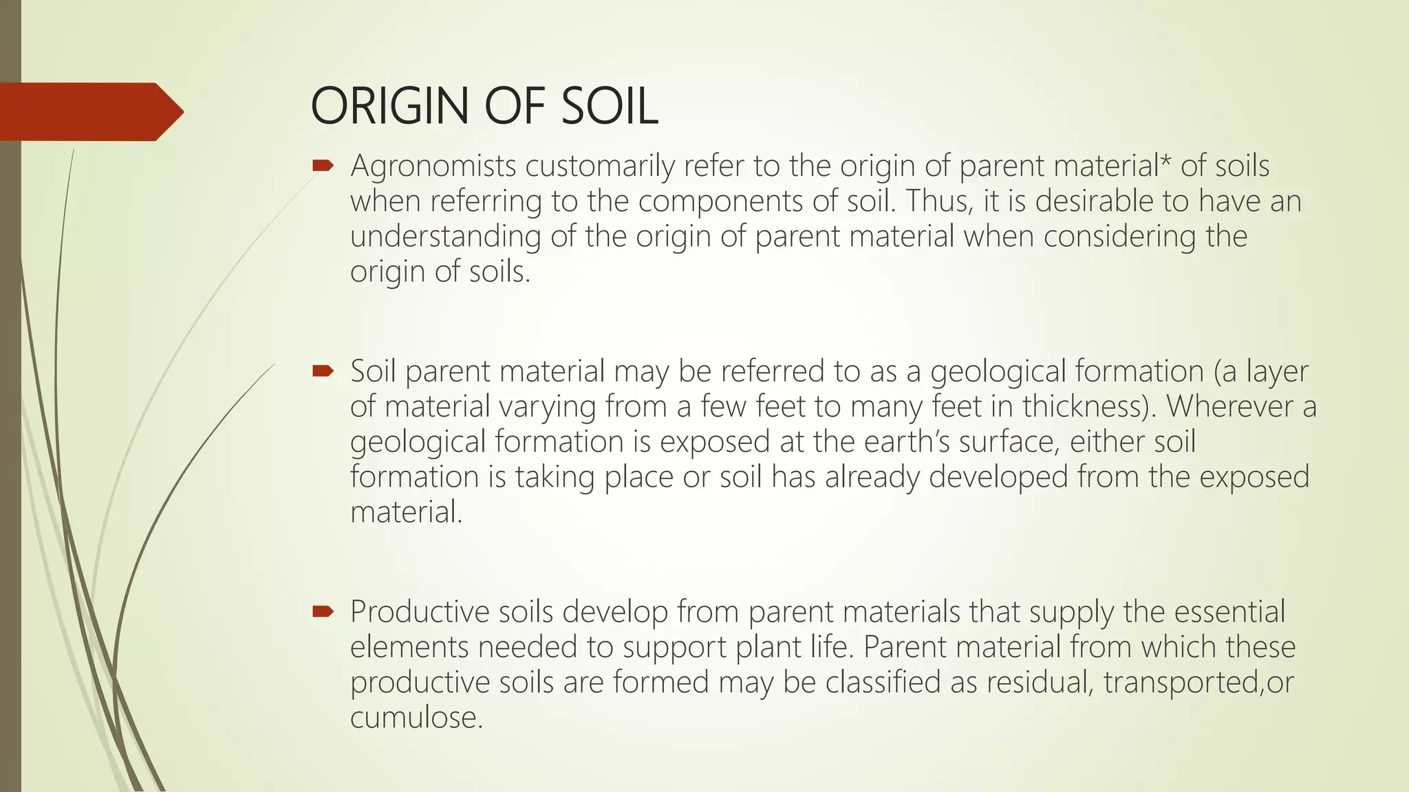 Components and properties of soil | PPTX