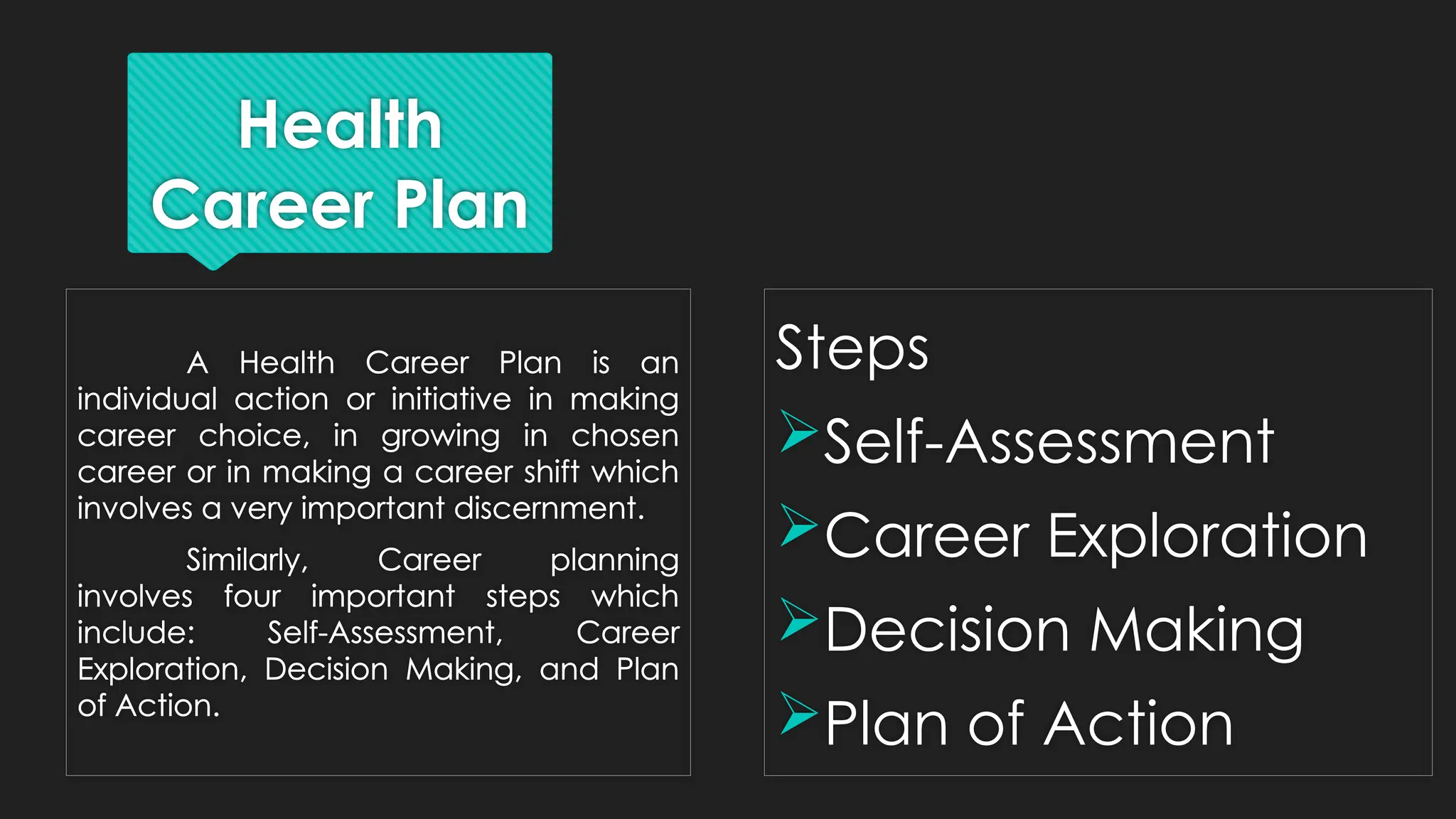 Components and Steps in Preparing Health Career Plan.pptx