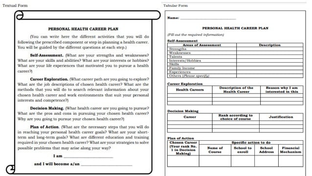 Components and Steps in Preparing Health Career Plan.pptx