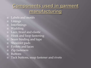 Components and trims | PPTX