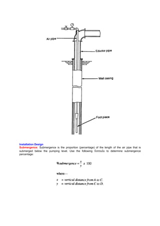 Componentsand workingofairliftpump | PDF