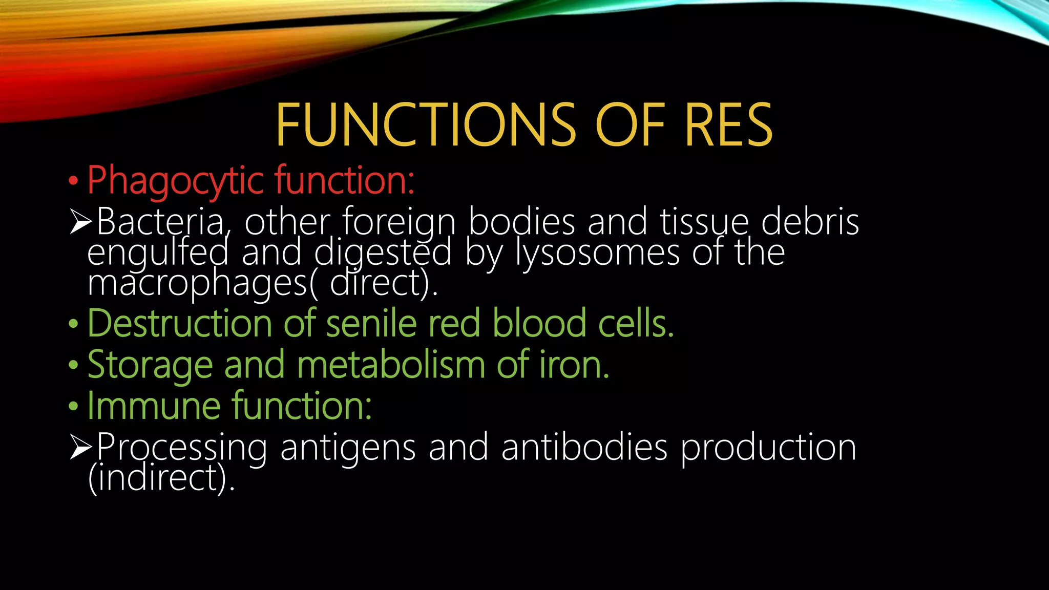 Components, development and functions of res(reticulo-endo-thelial ...