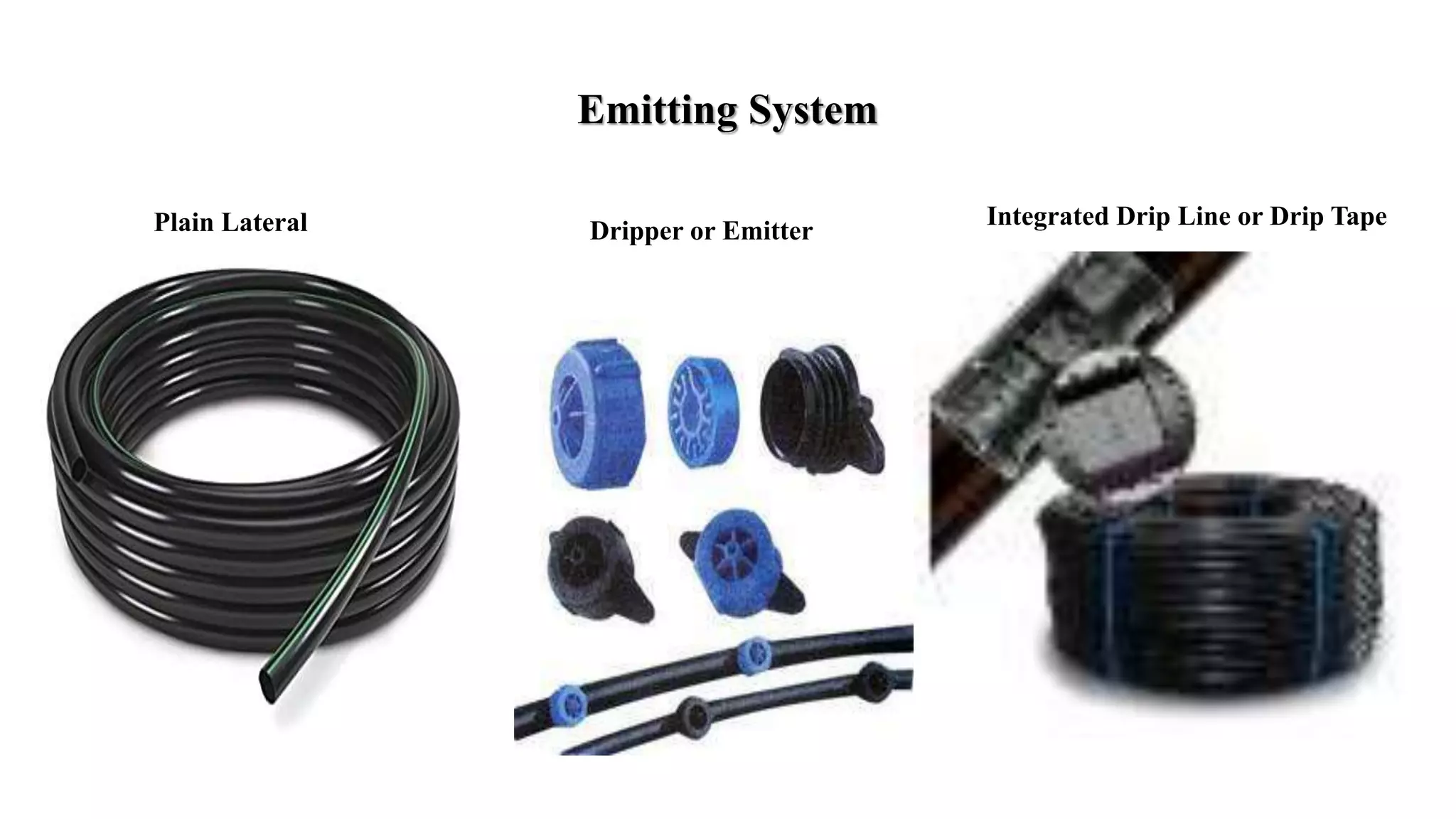 Components of Drip Irrigation System | PPTX