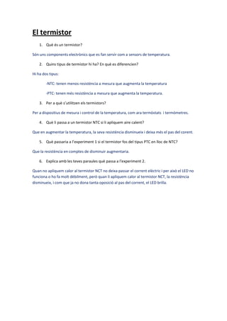 Components electrònics analògics | PDF