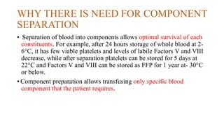 Component separation ppt for transfusion.pdf