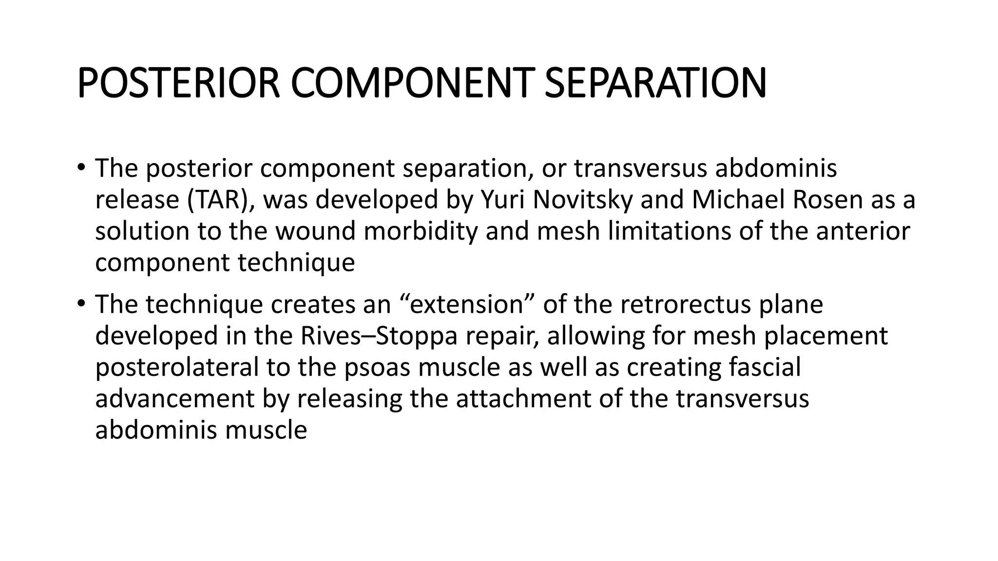 Component sepration techniques.pptx