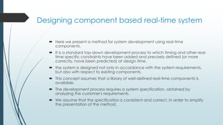 Components in real time systems | PPT