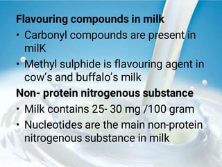 components milk and milk process , estallishment | PDF