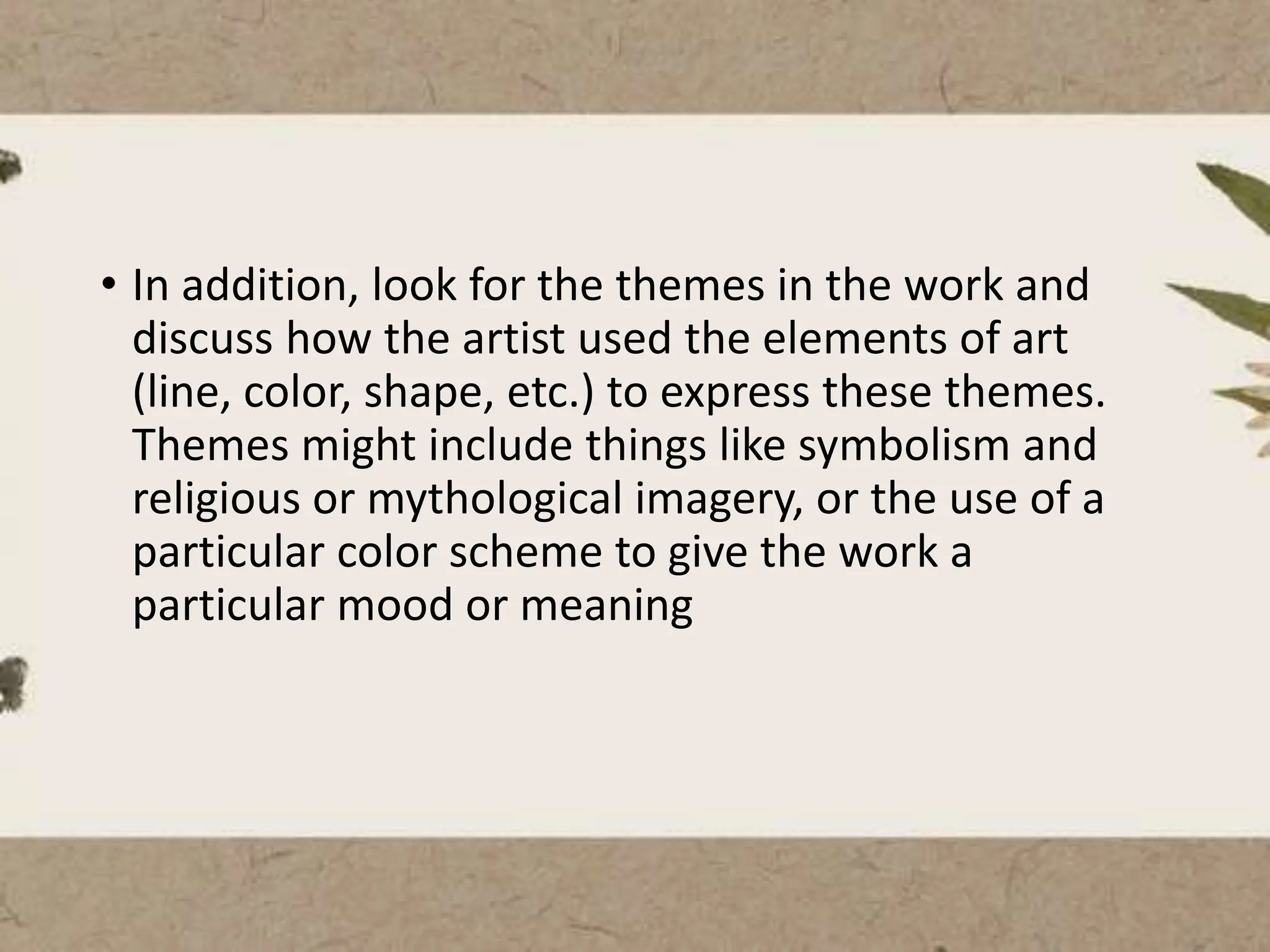 Components of an Art Critique_Contemporary Phi. Arts | PPTX