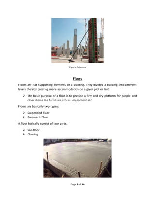 Components of a building | DOCX