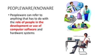 Components of a complete electronic data processing | PPTX
