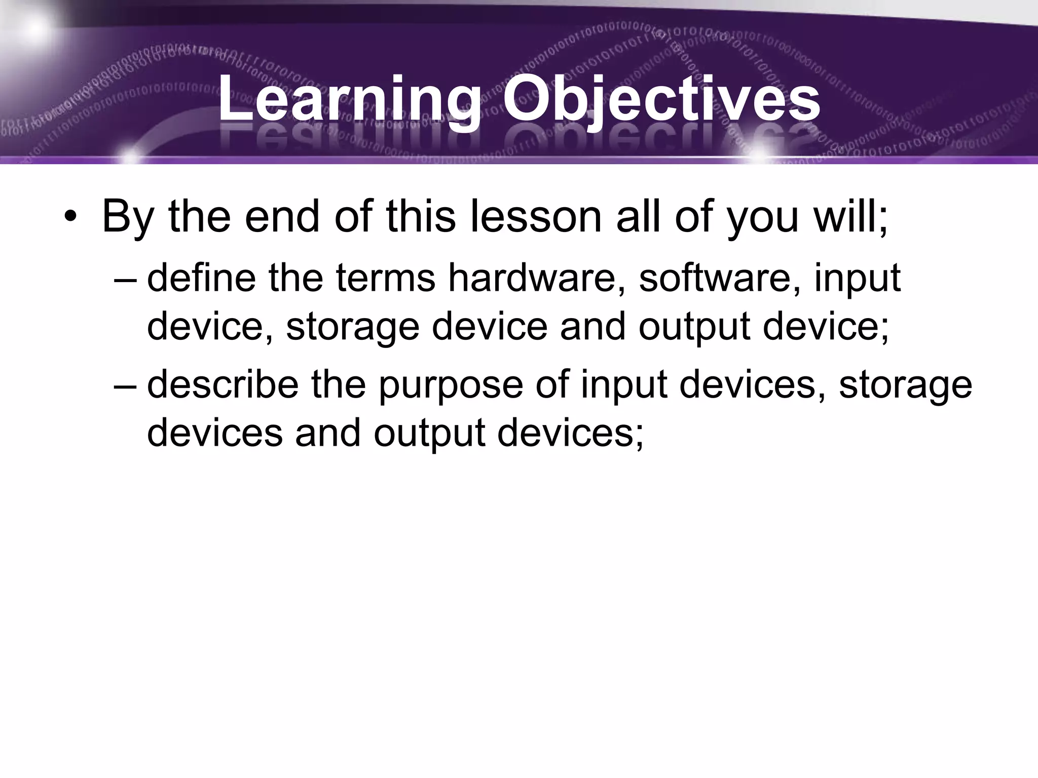 Components of a computer system | PPTX