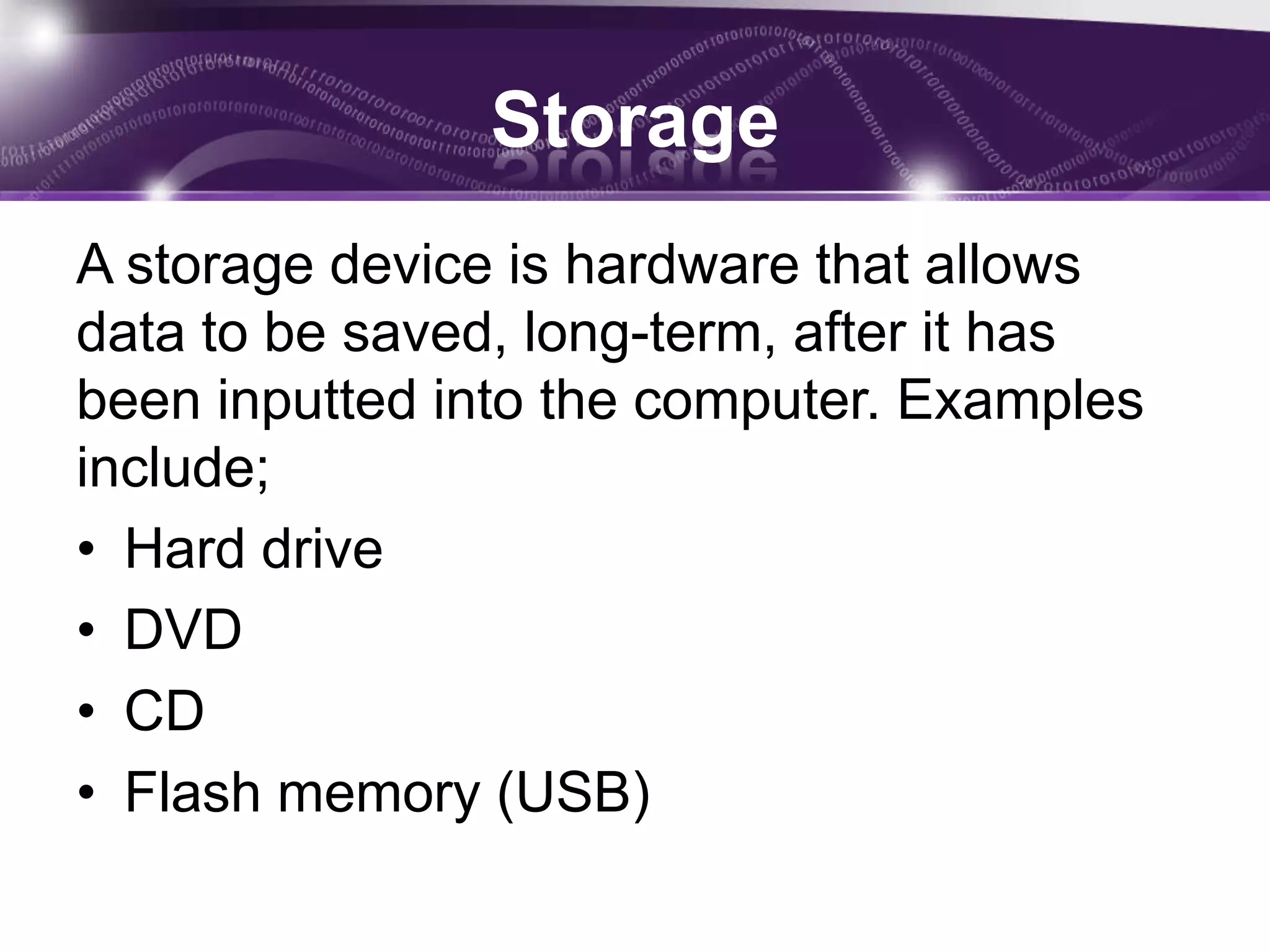 Components of a computer system | PPTX