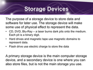 Components of a computer system | PPTX